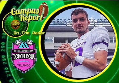 Cole Johnson, QB, James Madison – NFL Draft Blast Podcast | College2Pro