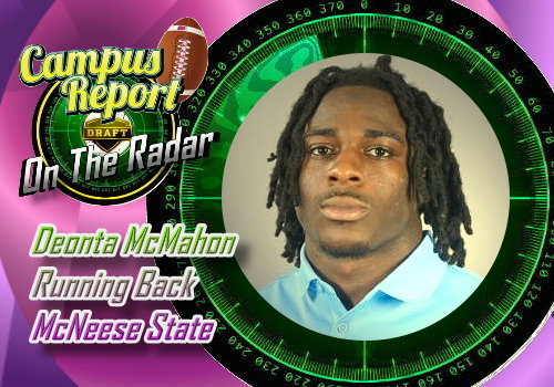 DEONTA MCMAHON | RB | MCNEESE STATE – 2023 NFL Draft Preview Podcast ...